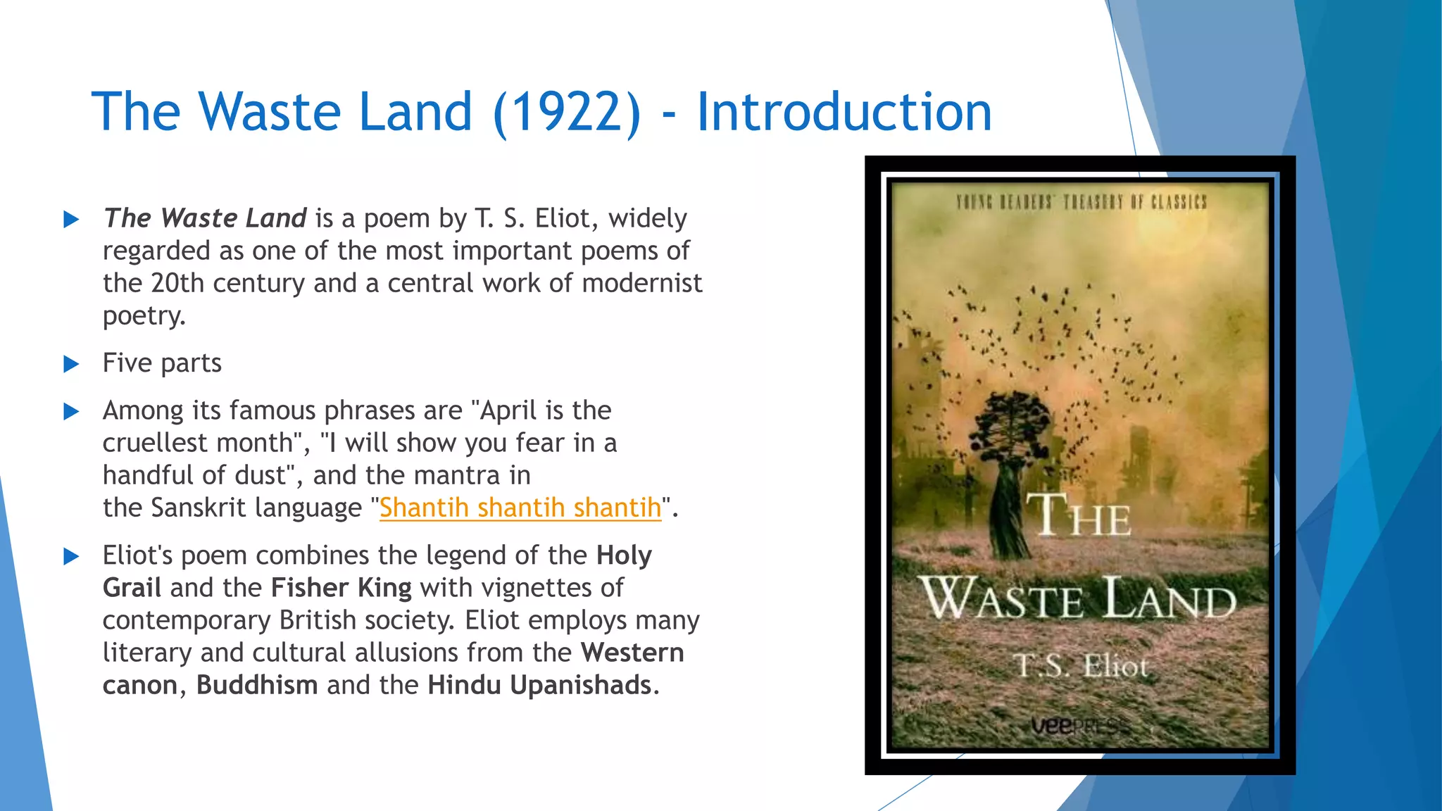 The waste land ppt | PPTX