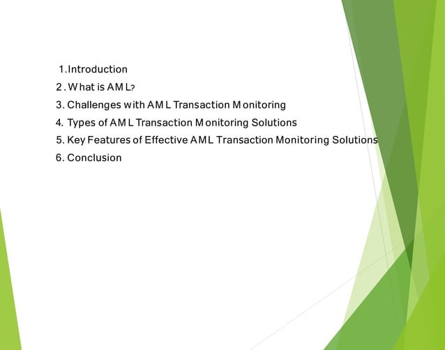 The Watchful Eye - Aml Transaction Monitoring Solutions.pptx | Financial Regulation | Economy