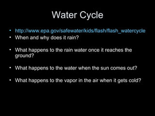 The Water Cycle | PPT | Weather | Science