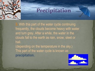 The Water Cycle by Morgan | PPT | Chemistry | Science