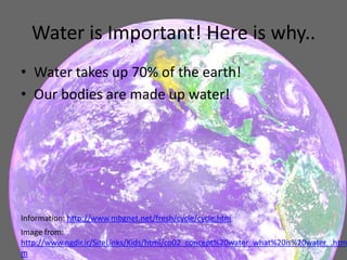The water cycle | PPTX