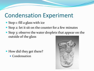 The water cycle | PPTX