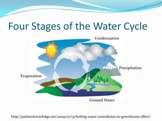 Water Cycle Steps For Kids