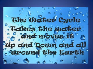 The water cycle | PPTX