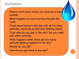 The water cycle | PPTX