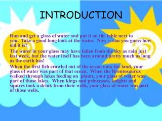 The water cycle | PPTX