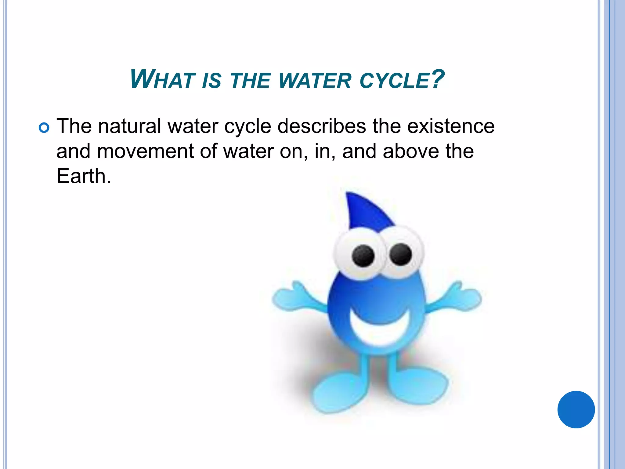 The water cycle | PPT