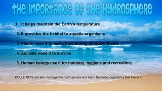 ATMOSPHERE AND HYDROSPHERE | PPTX