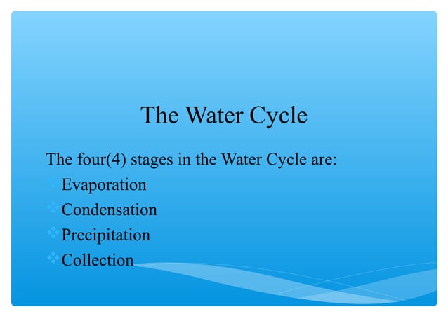 The water cycle ppt | PPT