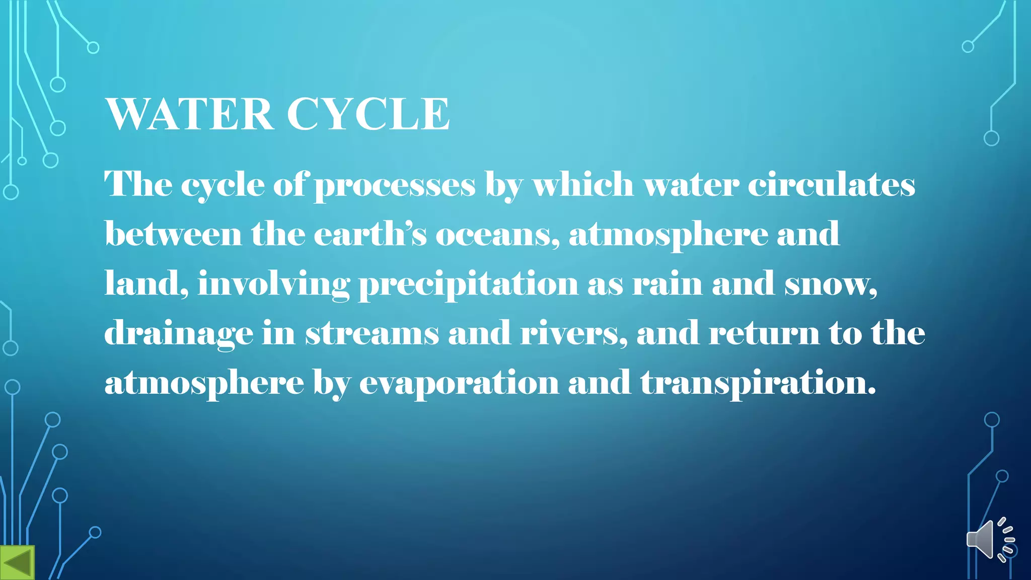 The water cycle_process_2.0[1] | PPT