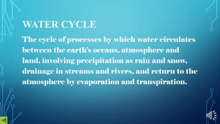 The water cycle_process_2.0[1] | PPT