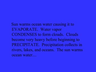 The water cycle (science) | PPT