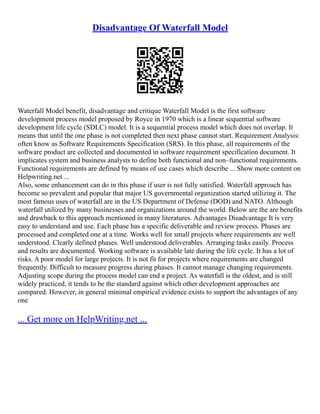 The Waterfall Methodology By Winston Royce | PDF