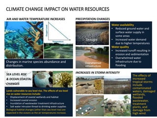 Climate Change & Anthropogenic Impact On Water Resources | PPTX