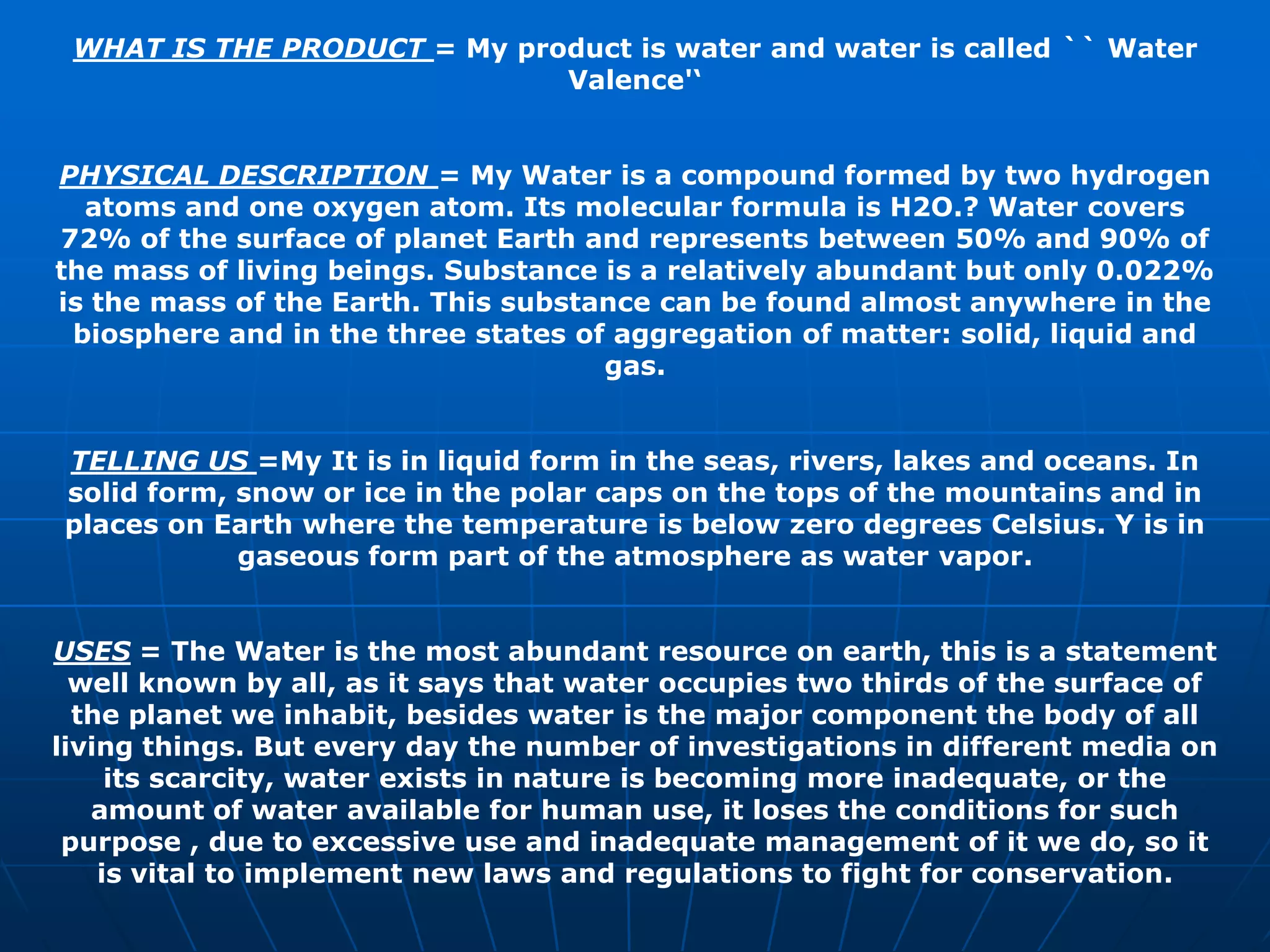 The water valence | PPTX | Chemistry | Science
