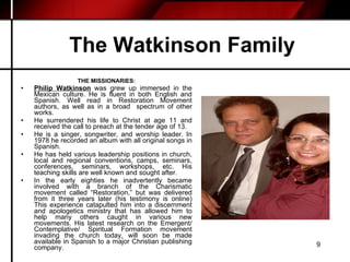 The Watkinson Family | PPT