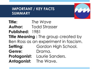 The Wave Todd Strasser Logo