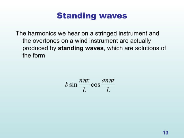 The wave equation