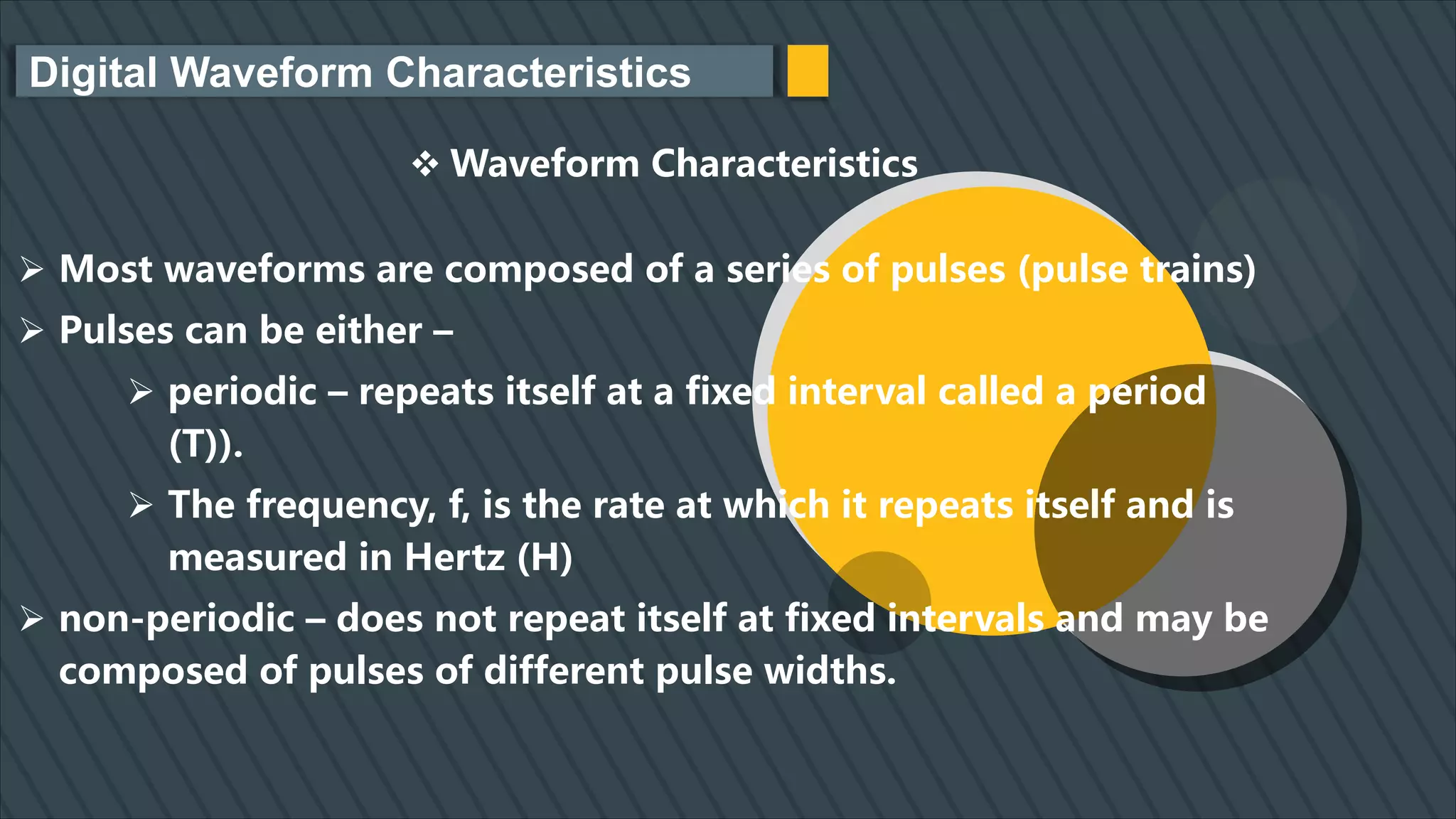 The Waveform & Characteristics Presentation | PPT