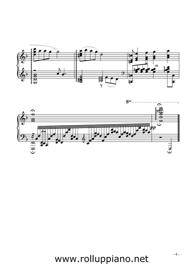 Piano sheet music chinese songs - The wave of gulangyu | PDF