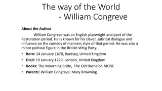 The way of the world | PPT