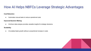 The Ways AI Is Transforming NBFCs | PPT