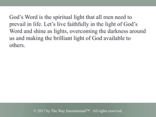 God’s Word Is Light | PPT