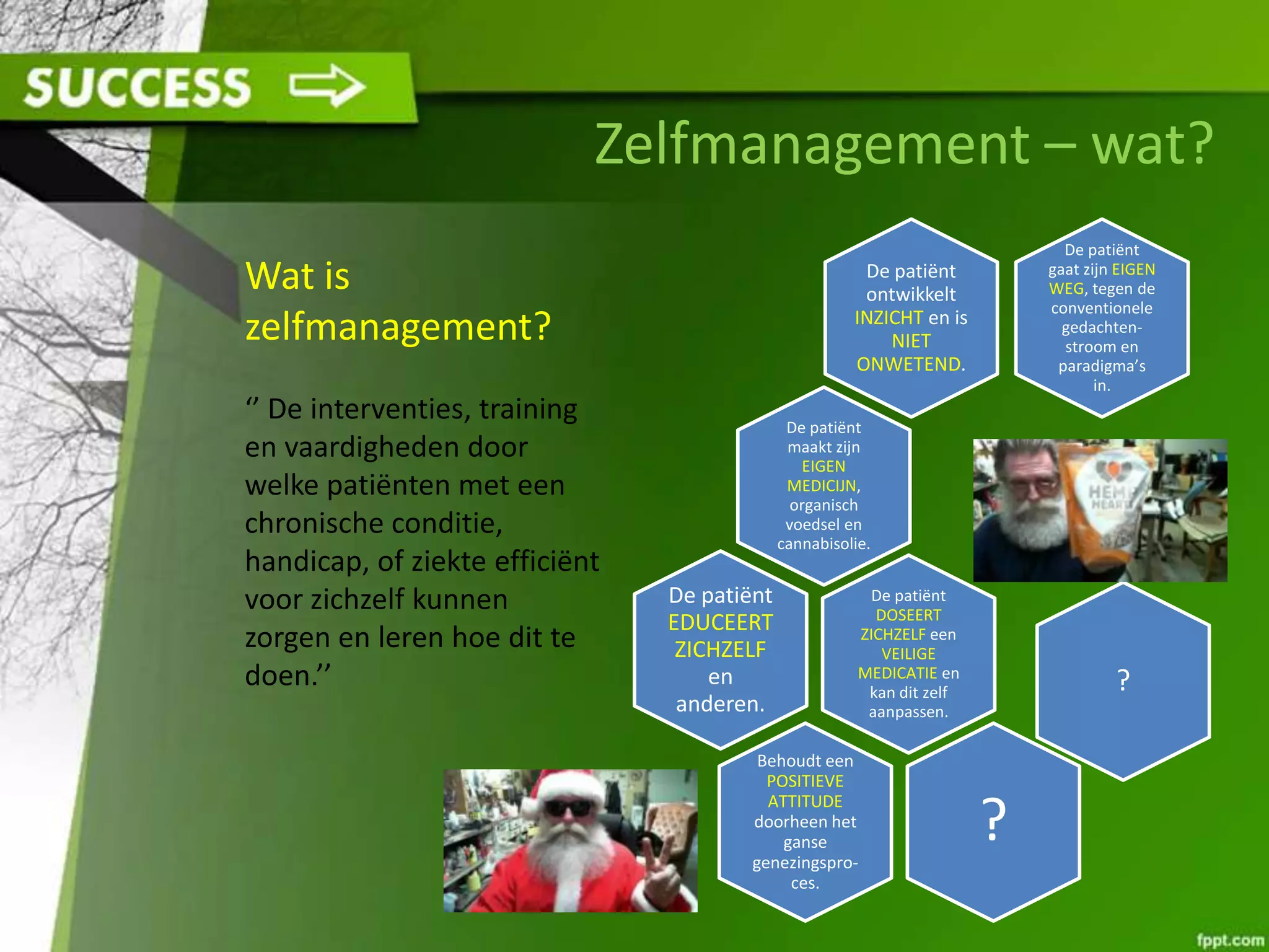 De weg naar ethisch verantwoord zelfmanagement | PPT