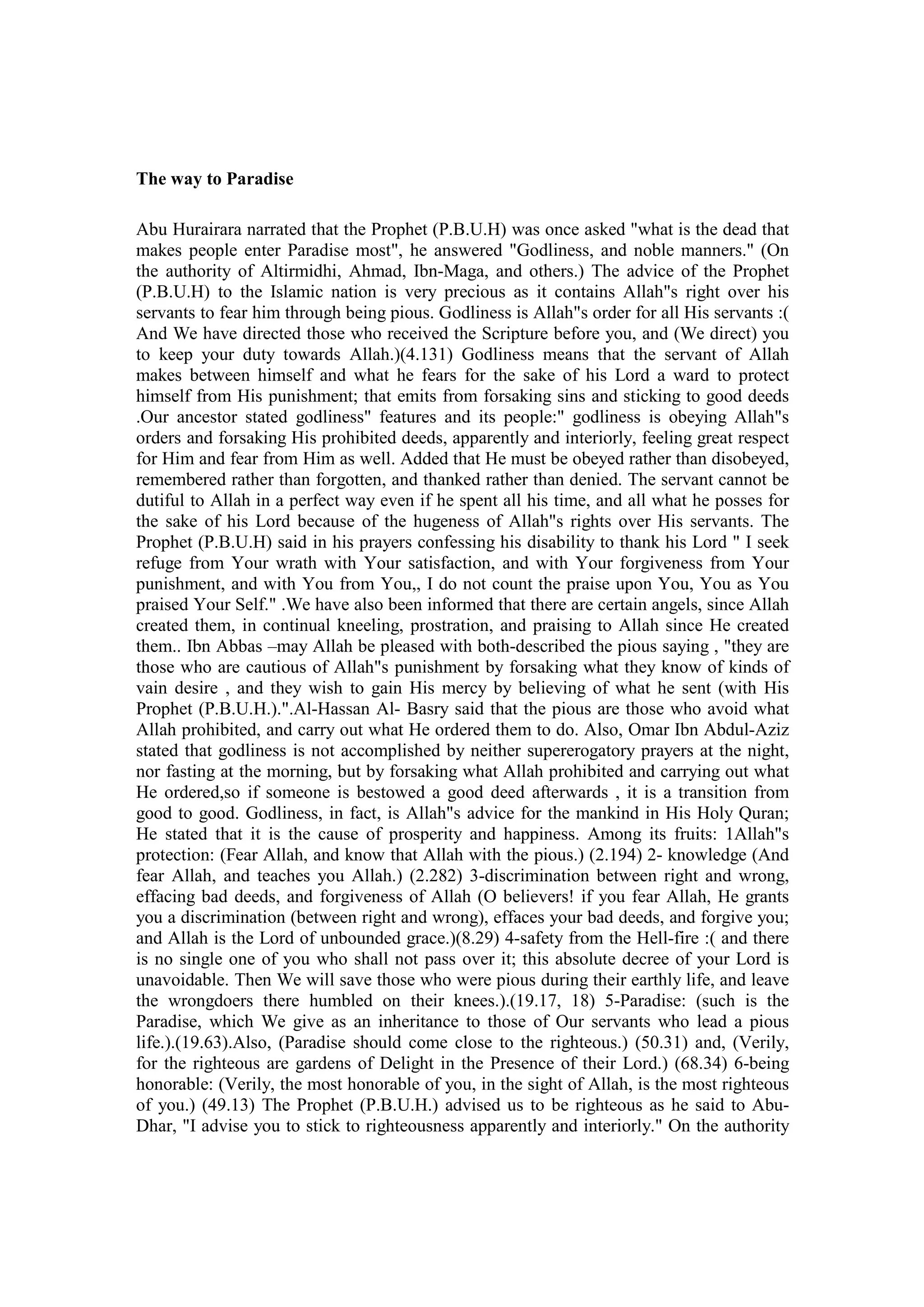 The way to paradise | PDF