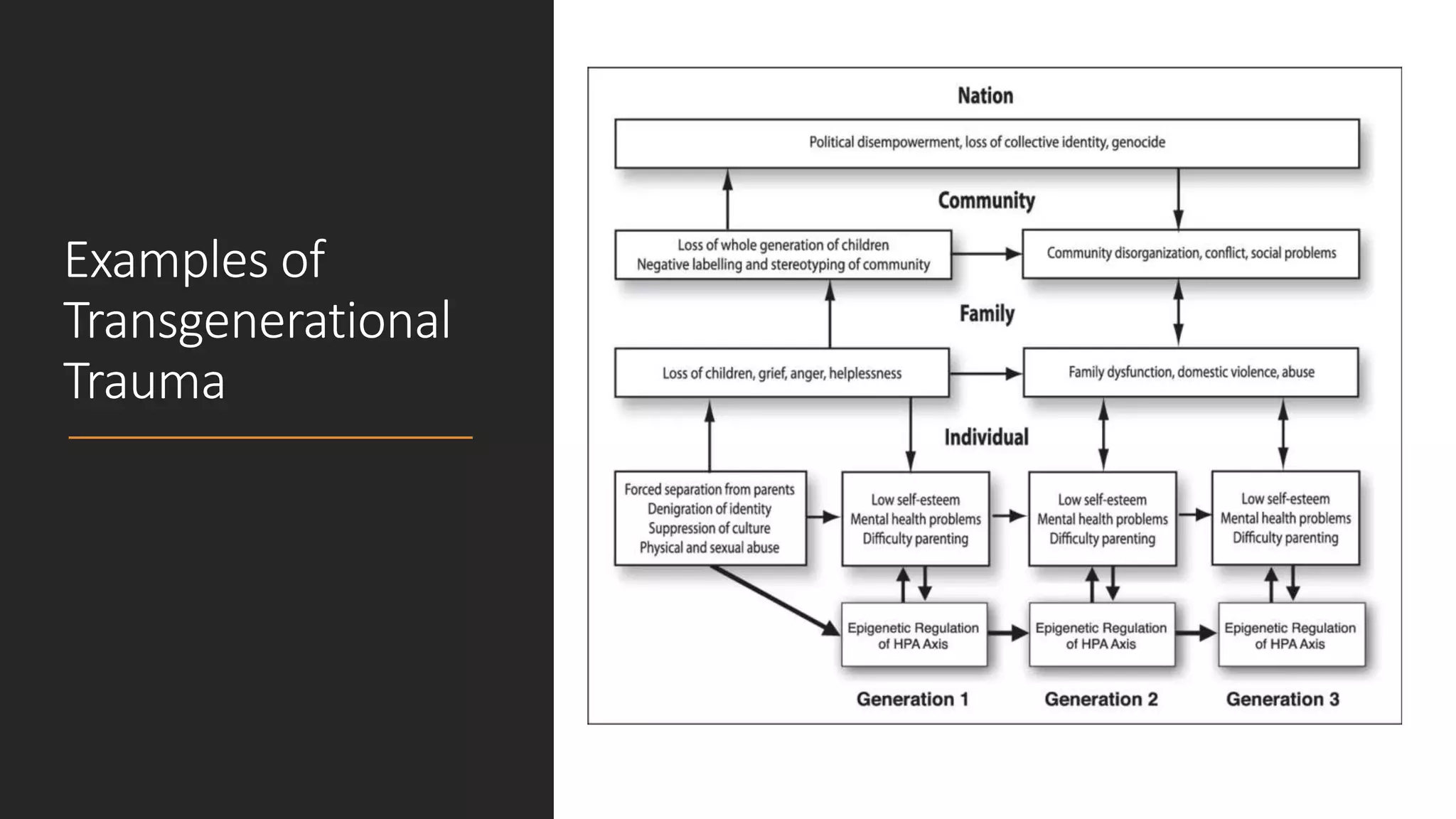 The weakest link: breaking the chains of transgenerational trauma | PPT