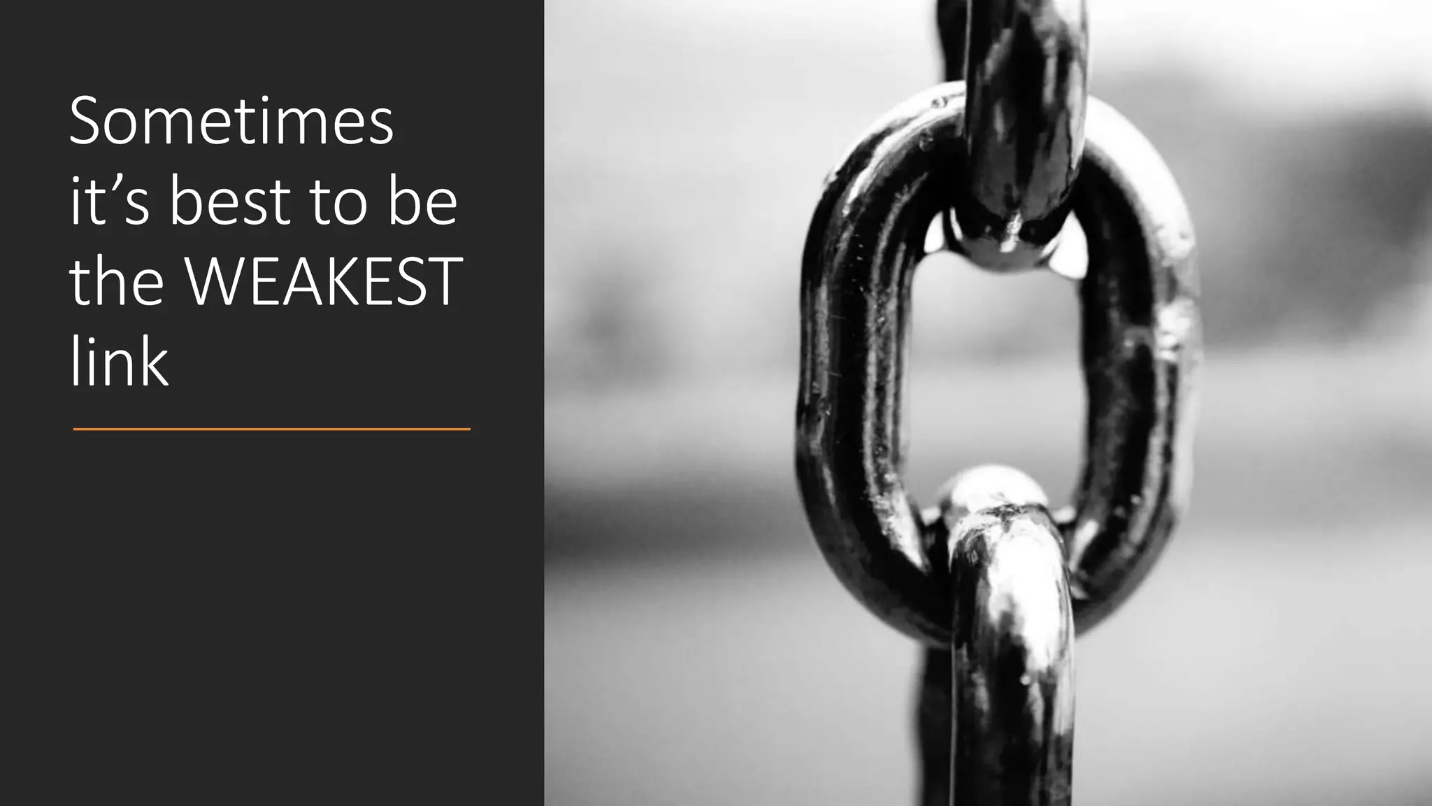 The weakest link: breaking the chains of transgenerational trauma | PPT