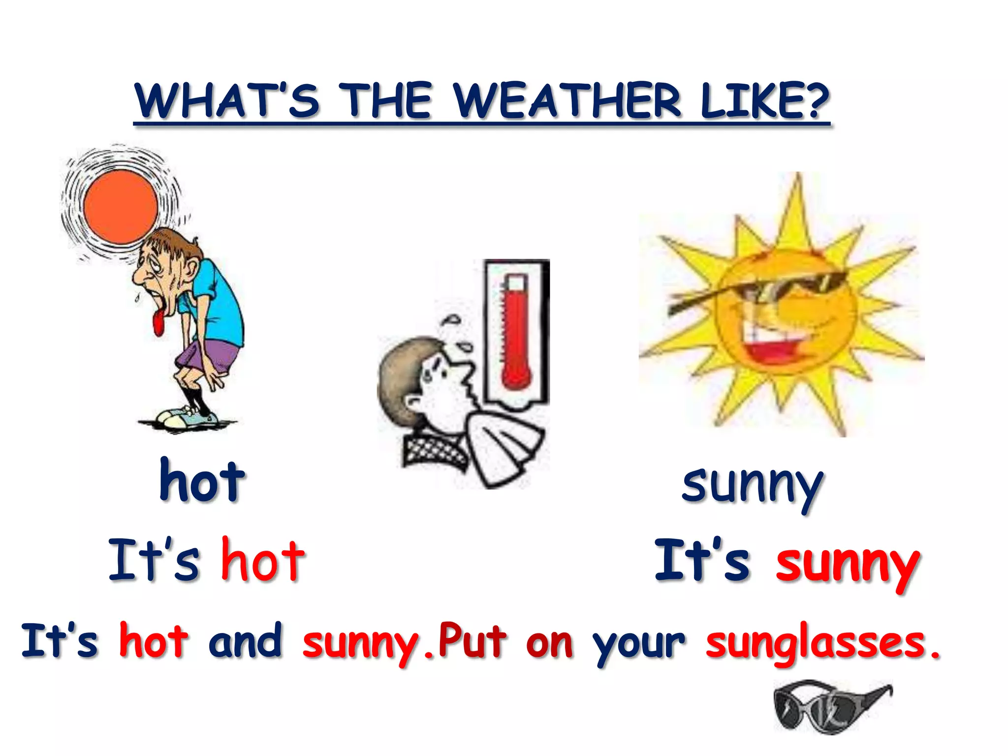 The weather and clothes | PPTX