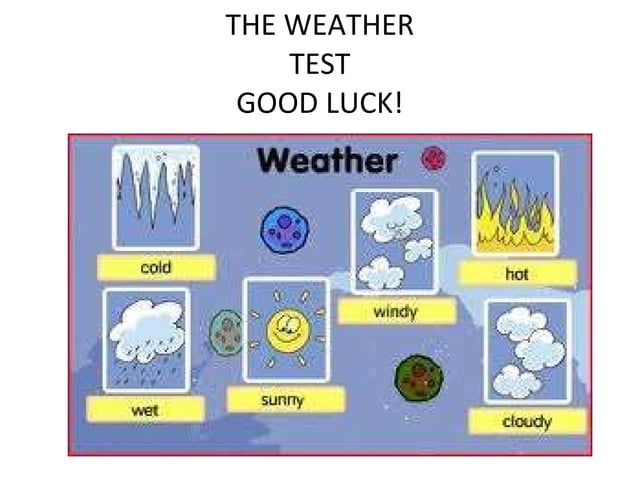 THE WEATHER EXAM | PPT | Weather | Science