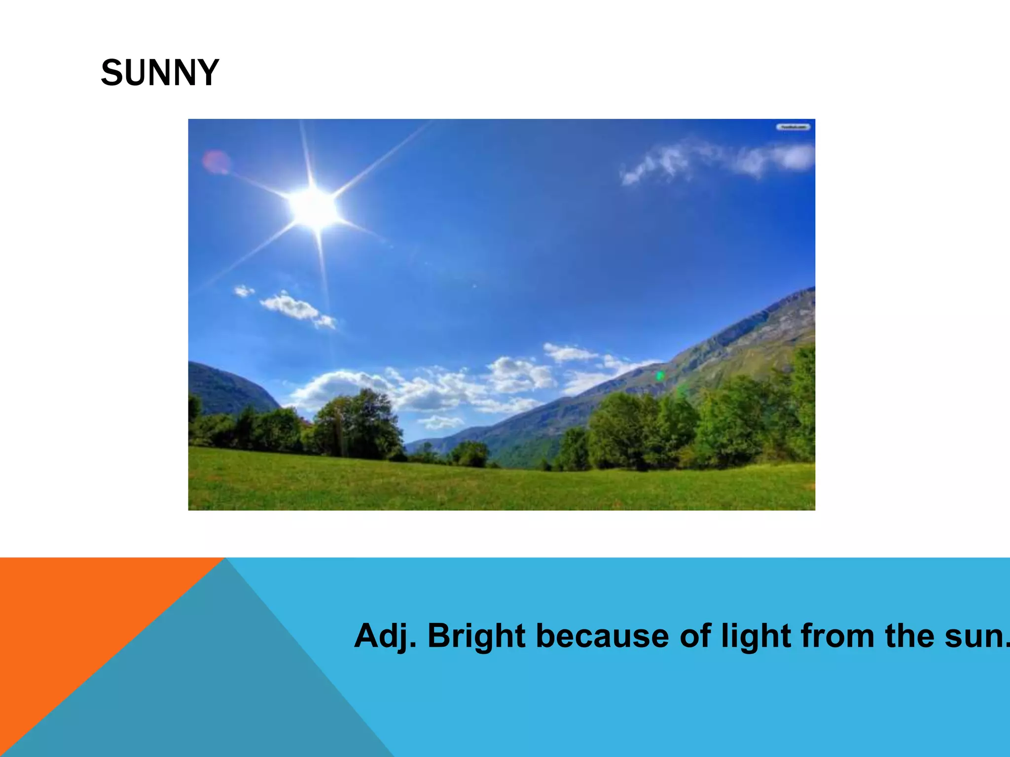 The weather powerpoint presentation | PPTX