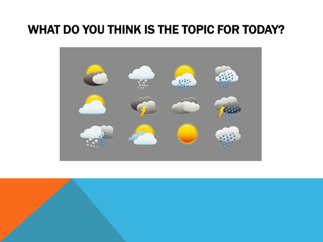 The weather powerpoint presentation | PPTX