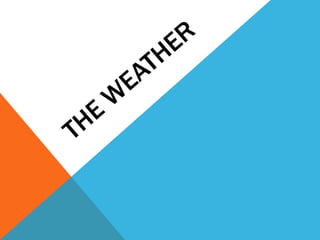 The weather powerpoint presentation | PPTX