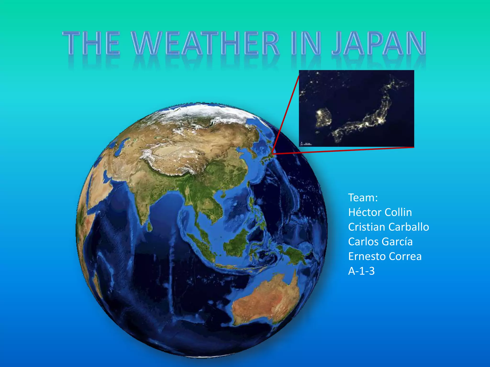 The weather in japan | PPTX