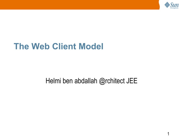 SCWCD : The web client model | PPT