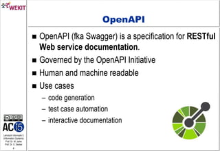 The Exploitation of OpenAPI Documents for the Generation of Web Frontends | PPTX