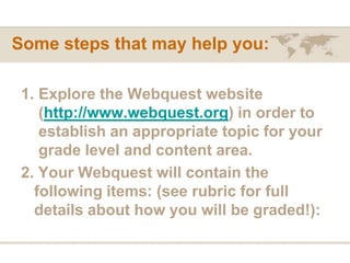 The WebQuest | PPT