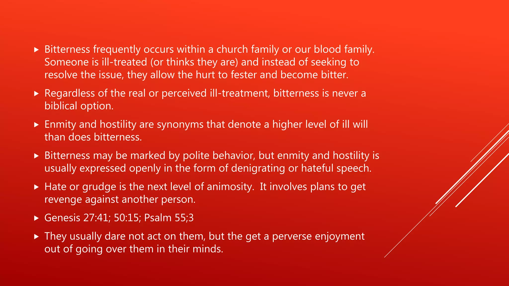 The weeds of anger | PPTX