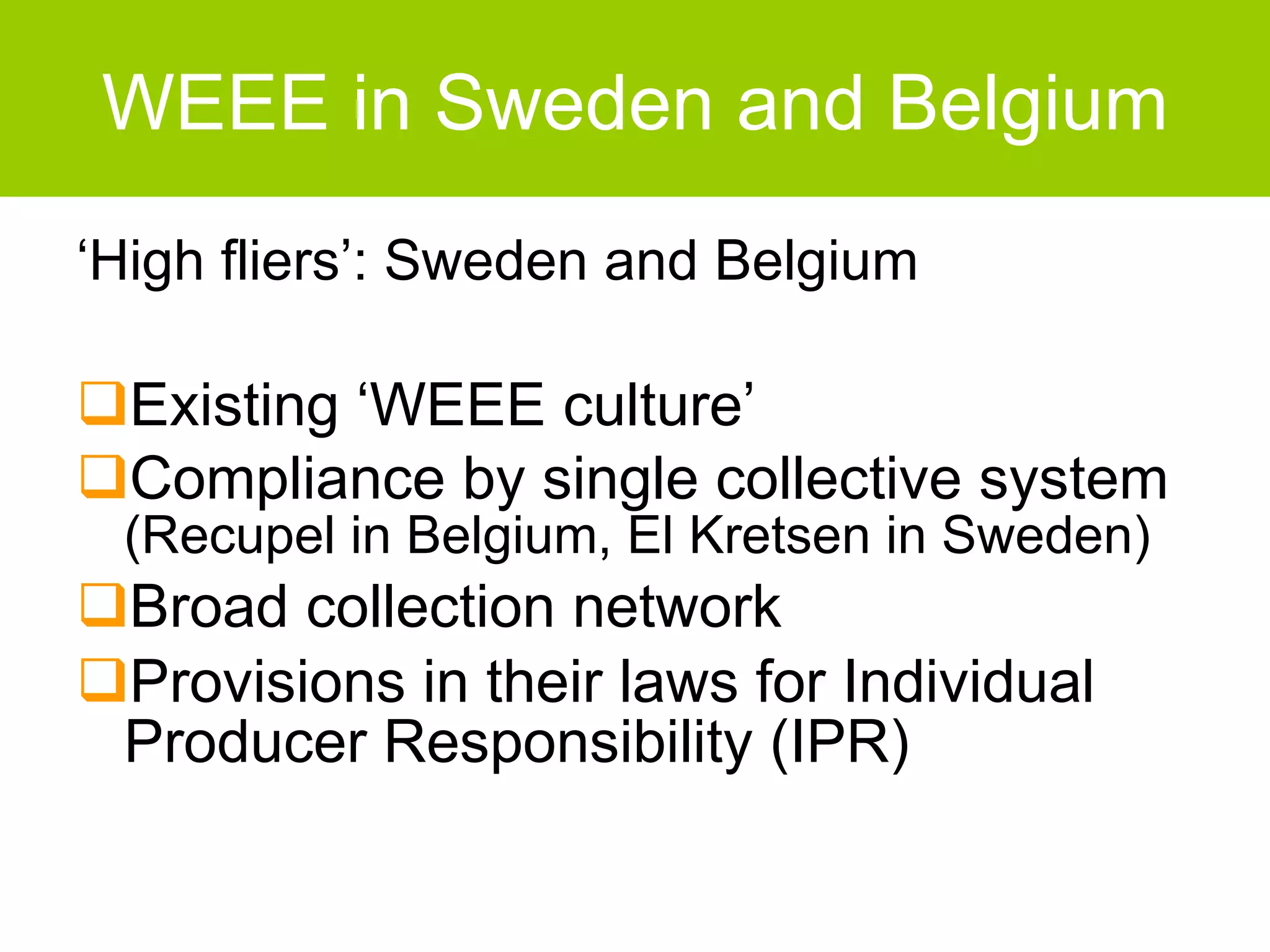 ‘e-Waste’ and WEEE Directive | PPT