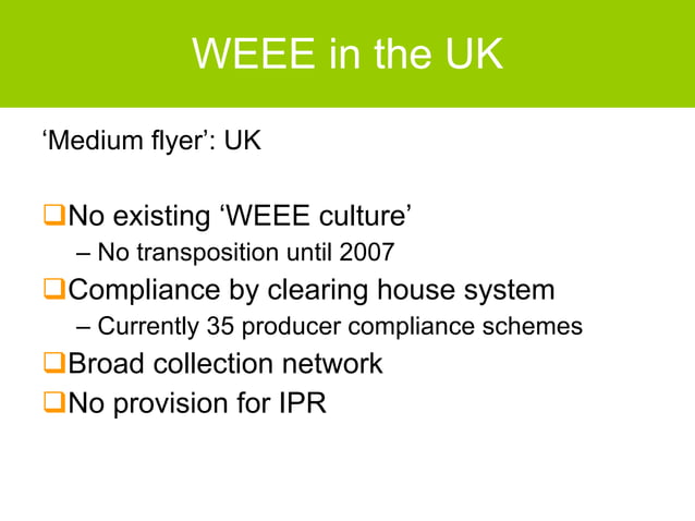 ‘e-Waste’ and WEEE Directive | PPT