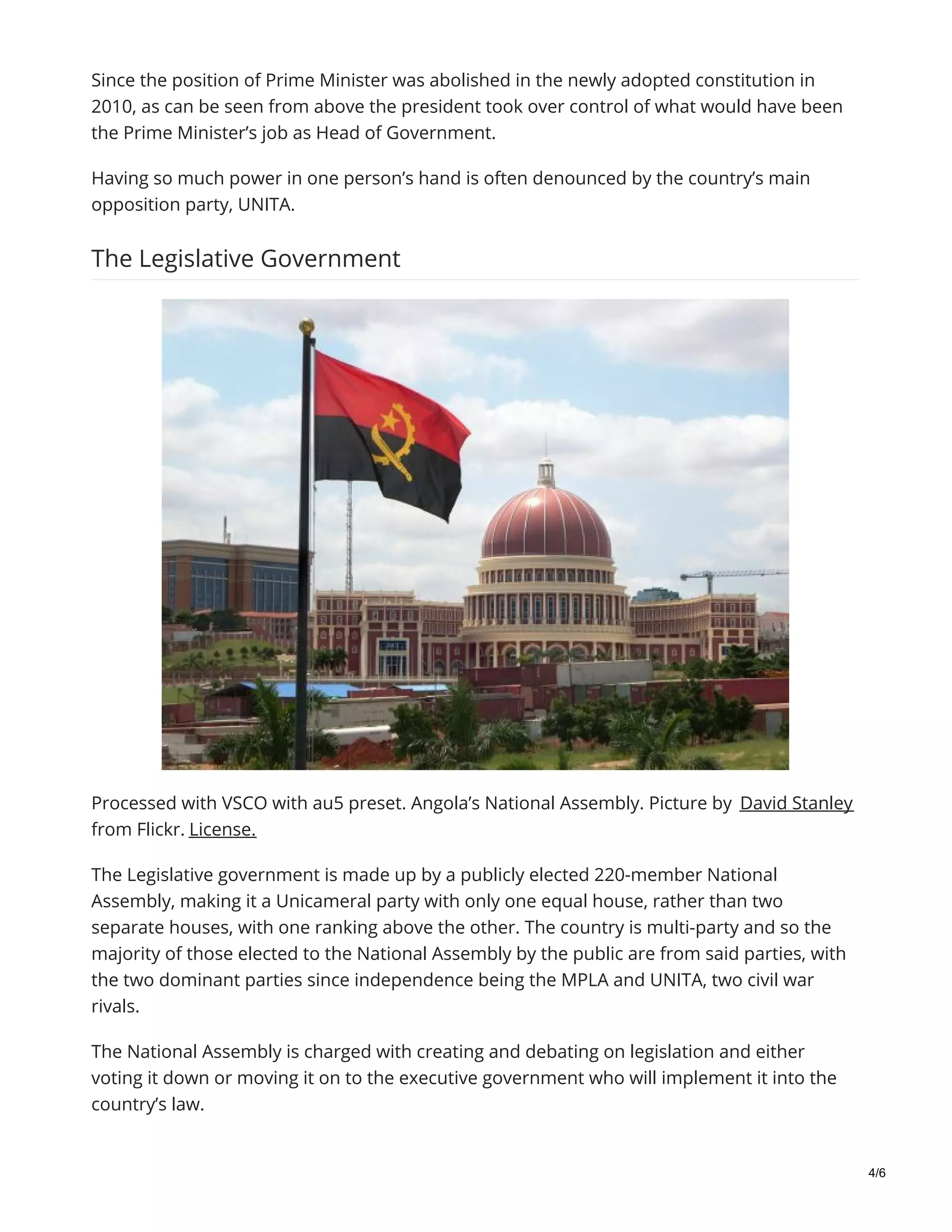 The Government of Angola | PDF