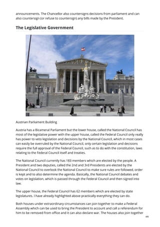 The Government of Austria | PDF