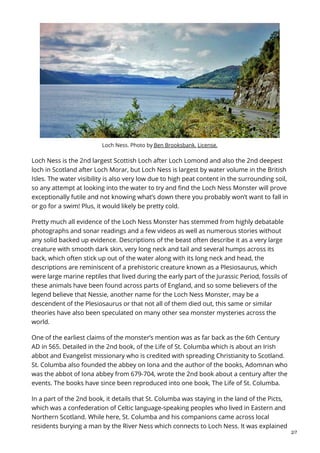 The Paranormal Alphabet L The Loch Ness Monster | PDF