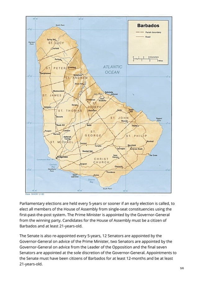 The Government System of Barbados | PDF