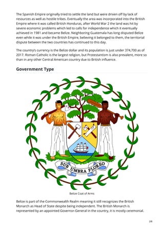 The Government System of Belize | PDF