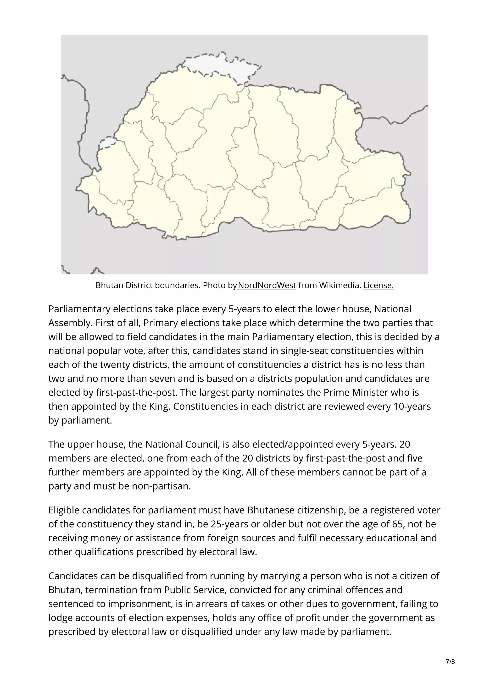 The Government System of Bhutan | PDF