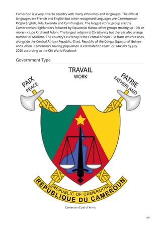 The Government System of Cameroon | PDF